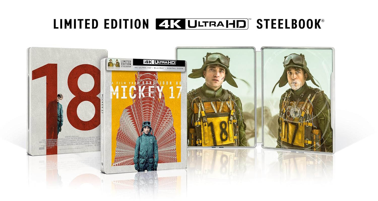 Mickey 17 Is Up For Pre-order In A Limited Edition 4k SteelBook + Blu-ray, Digital & DVD | HD Report